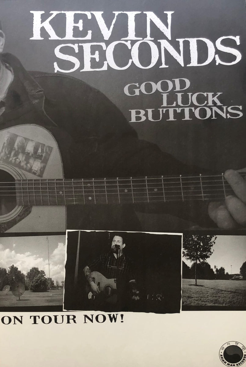 KEVIN SECONDS good luck poster – ASIAN MAN RECORDS